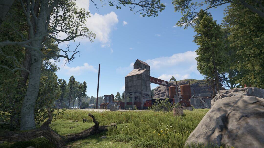 CoalingTower Custom Rust Monument - Lone Design