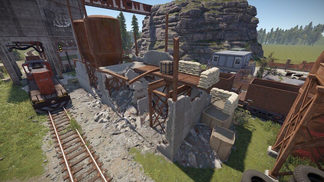 CoalingTower Custom Rust Monument - Lone Design