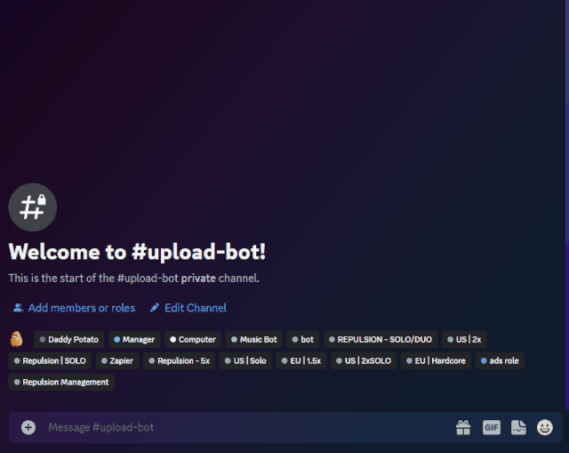 File Upload Manager Bot Discord - Lone Design