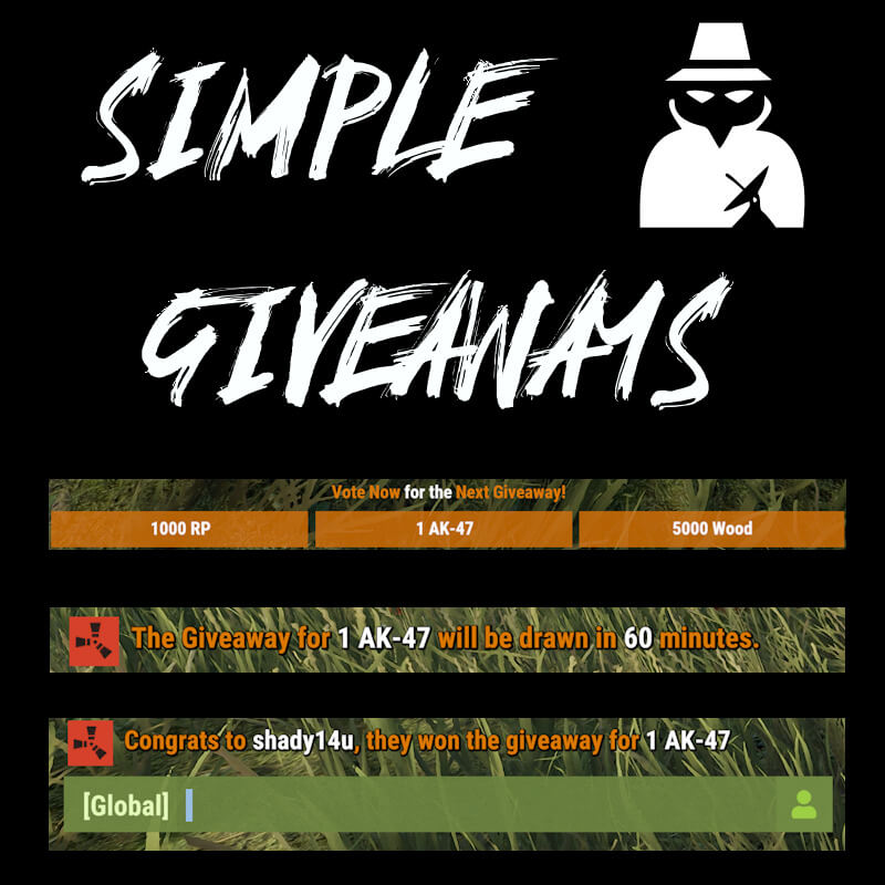 Simple Giveaways Rust Plugin - Lone Design