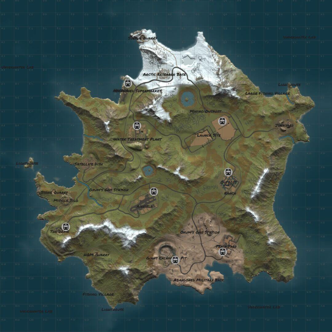 Stockland Custom Rust Map - Lone Design