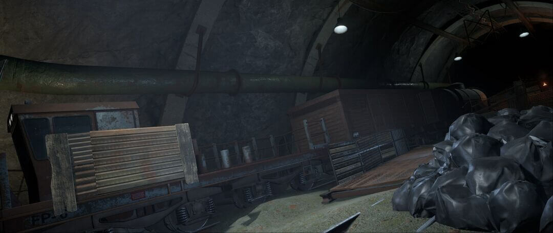 Mini Military Tunnels Rust Monument - Lone Design