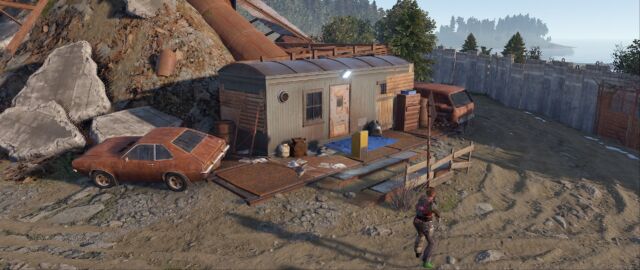 Mini Junkyard Custom Rust Monument - Lone Design