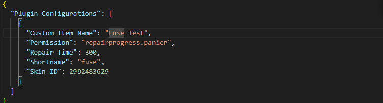 Repair Progress Rust Plugin - Lone Design