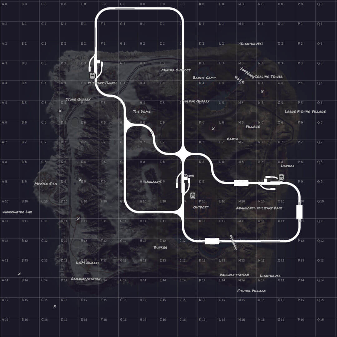 Snake Island Custom Rust Map - Lone Design