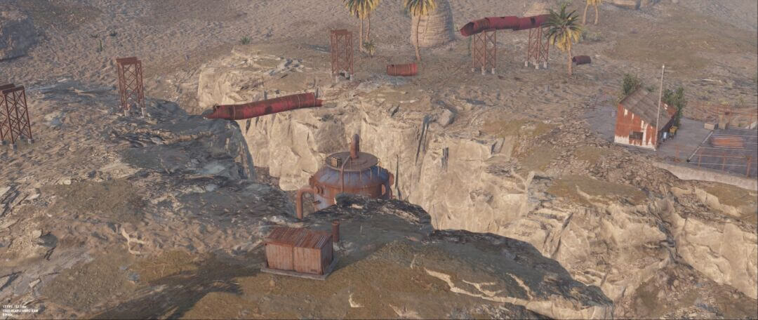 Plum Island Classic Map Custom Rust Map - Lone Design