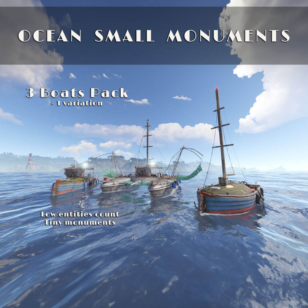 Boats Prefab Pack Rust - Lone Design