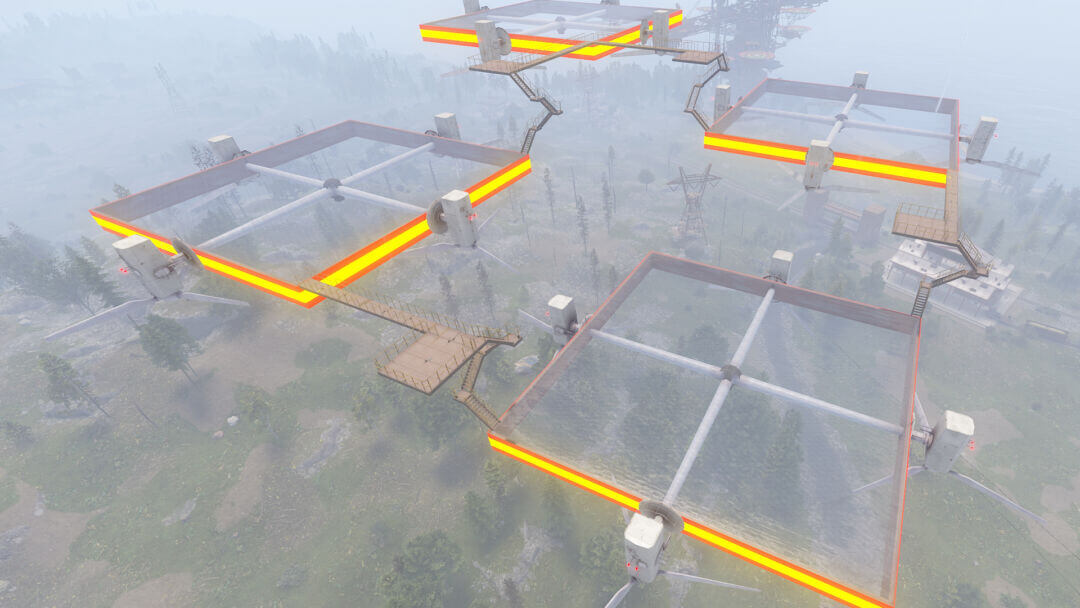 Air Build Zone Custom Rust Prefab - Lone Design