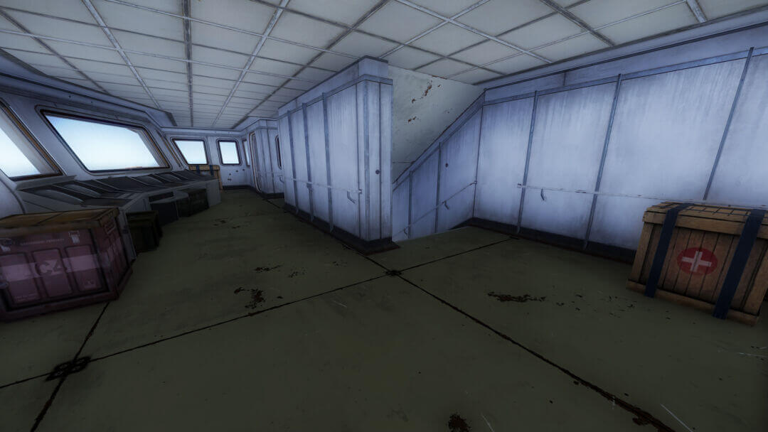 Aircraft Carrier Custom Rust Monument - Lone Design