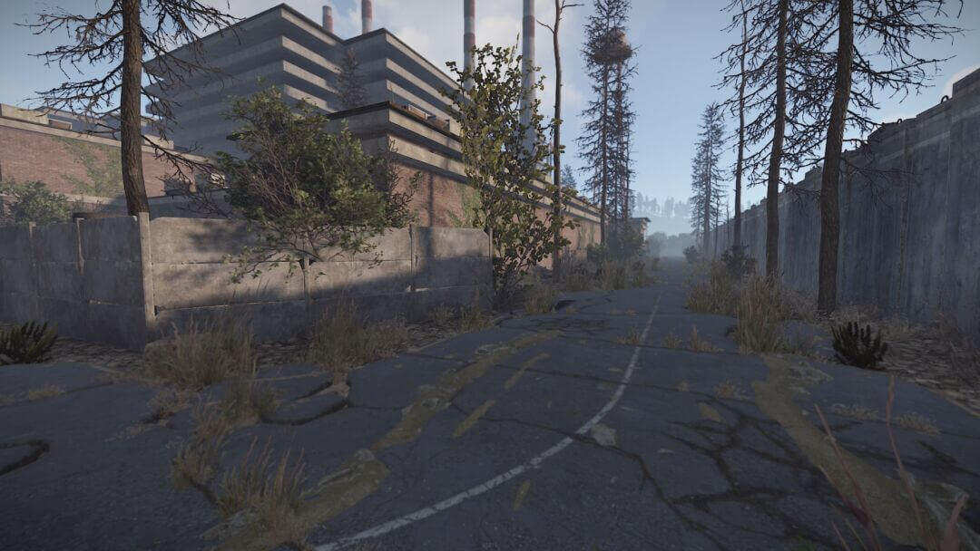 Nuclear Power Plant Custom Rust Monument - Lone Design