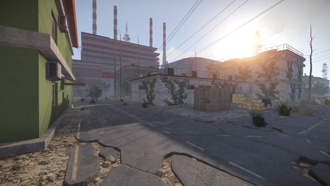 Nuclear Power Plant Custom Rust Monument - Lone Design