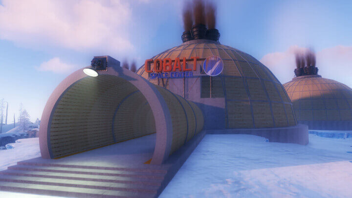 Build Zone Dome Rust Prefab - Lone Design