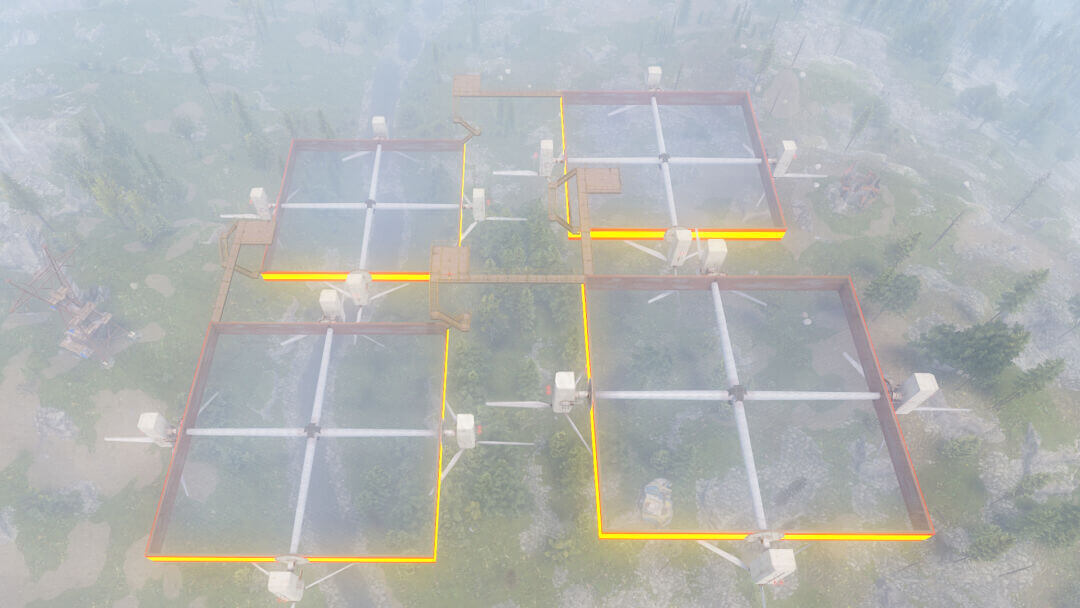 Air Build Zone Custom Rust Prefab - Lone Design