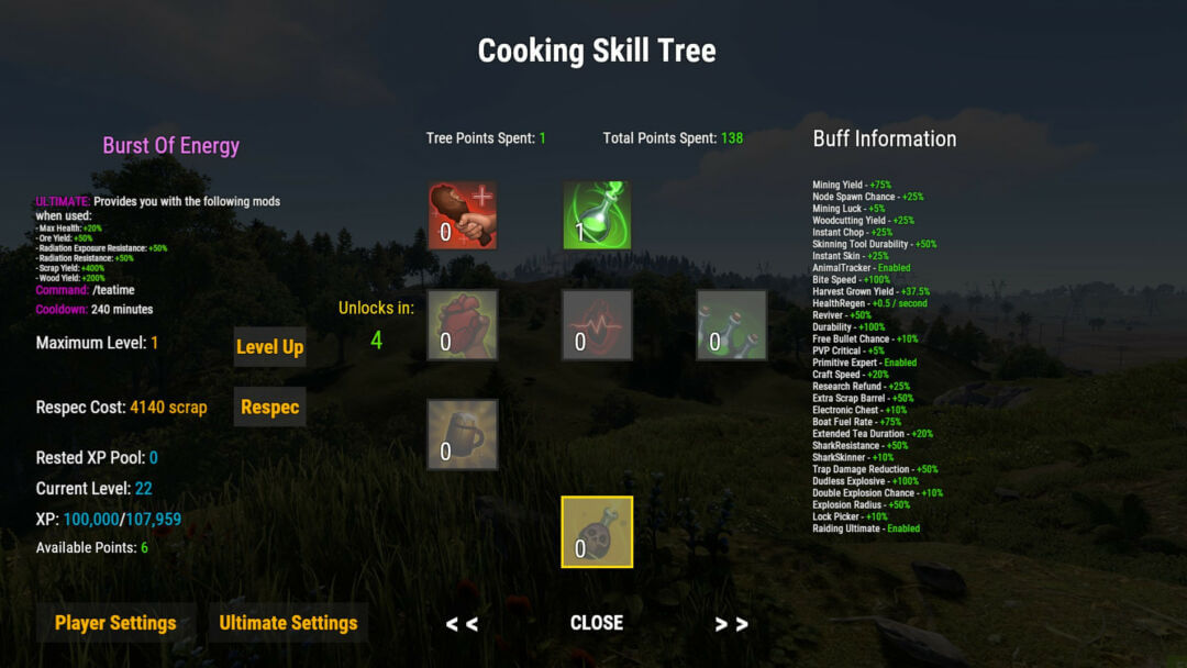 Skill Tree - Lone Design