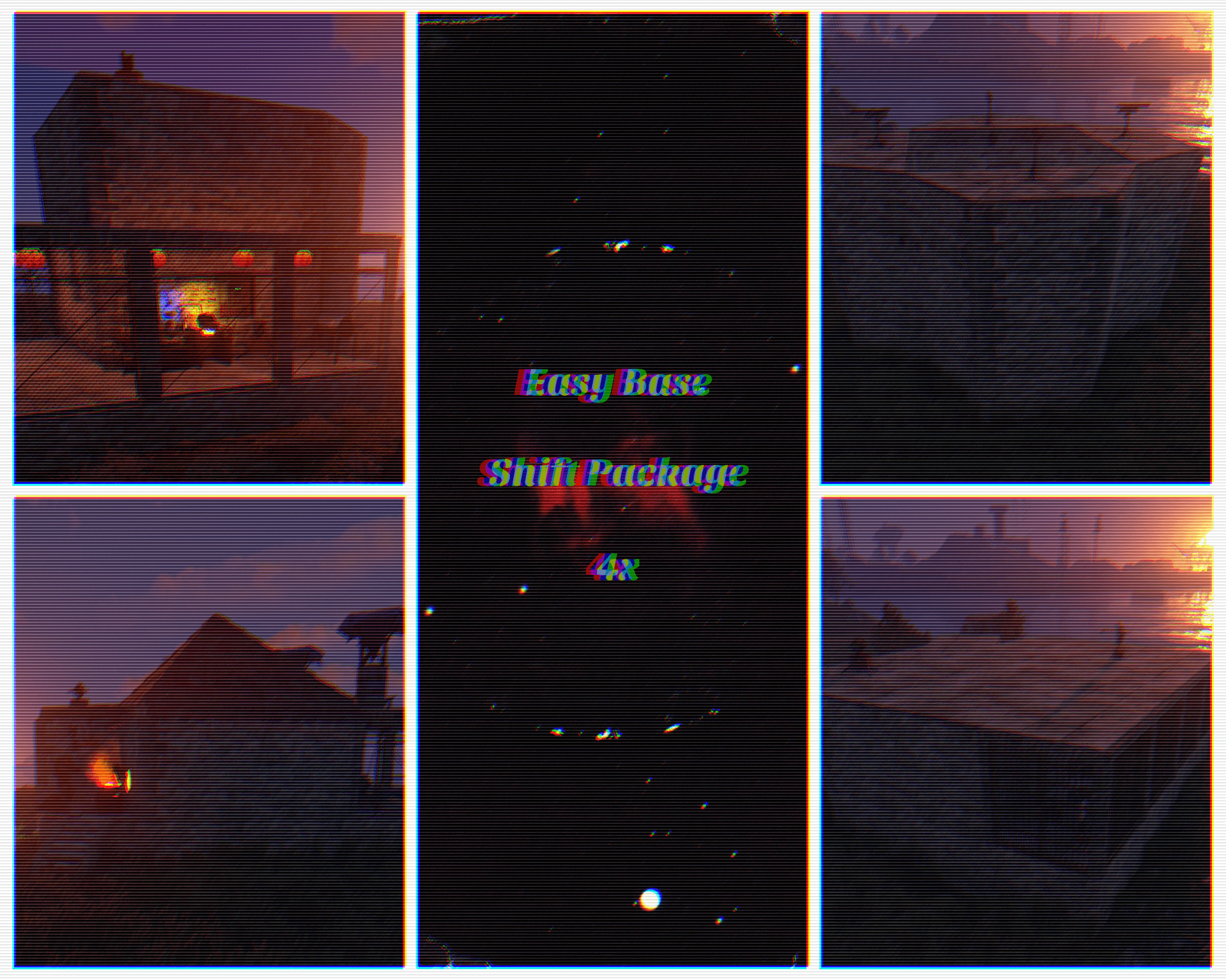 Easy Base Shift 12 Pack Raidable Bases - Lone Design