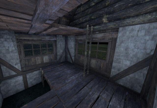 Bare Medieval Cabin Rust Prefab - Lone Design