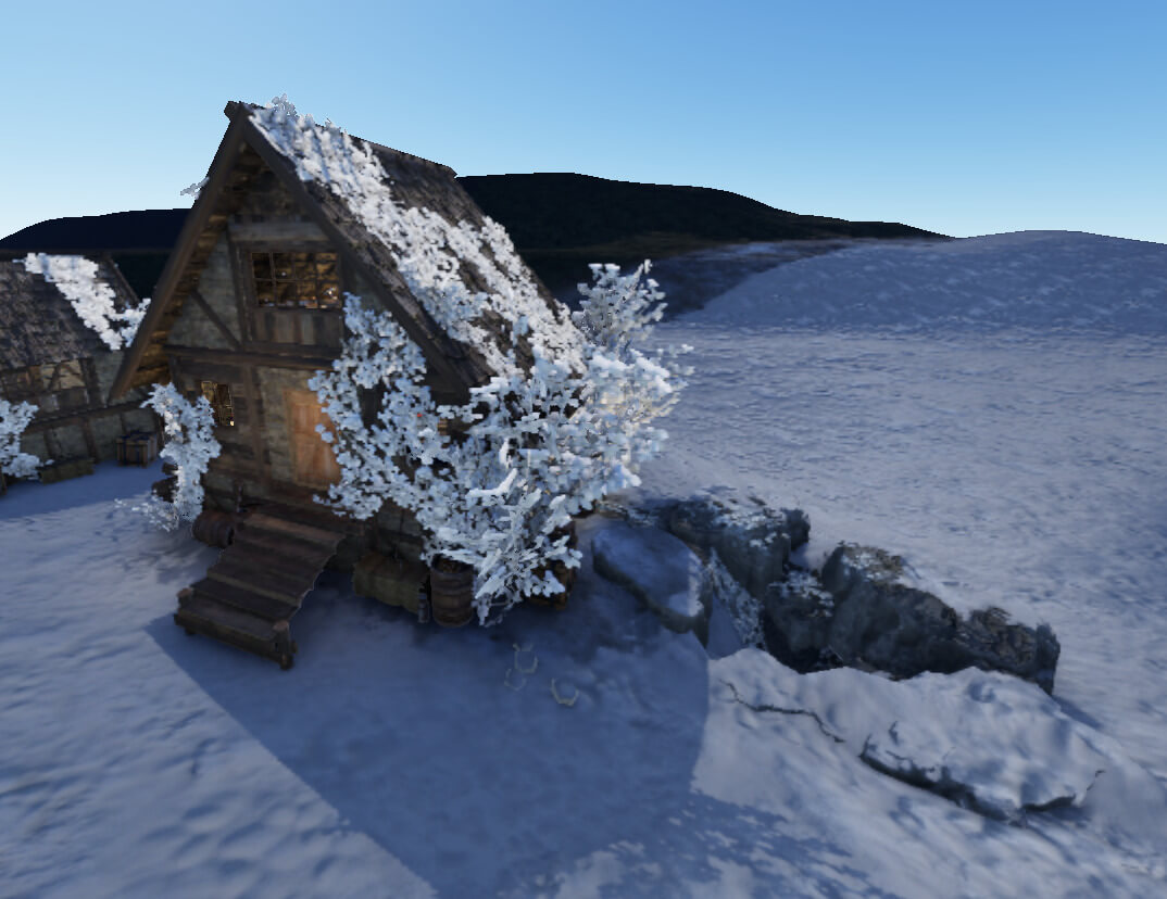Medieval Ice Fishing Cabin - Lone Design
