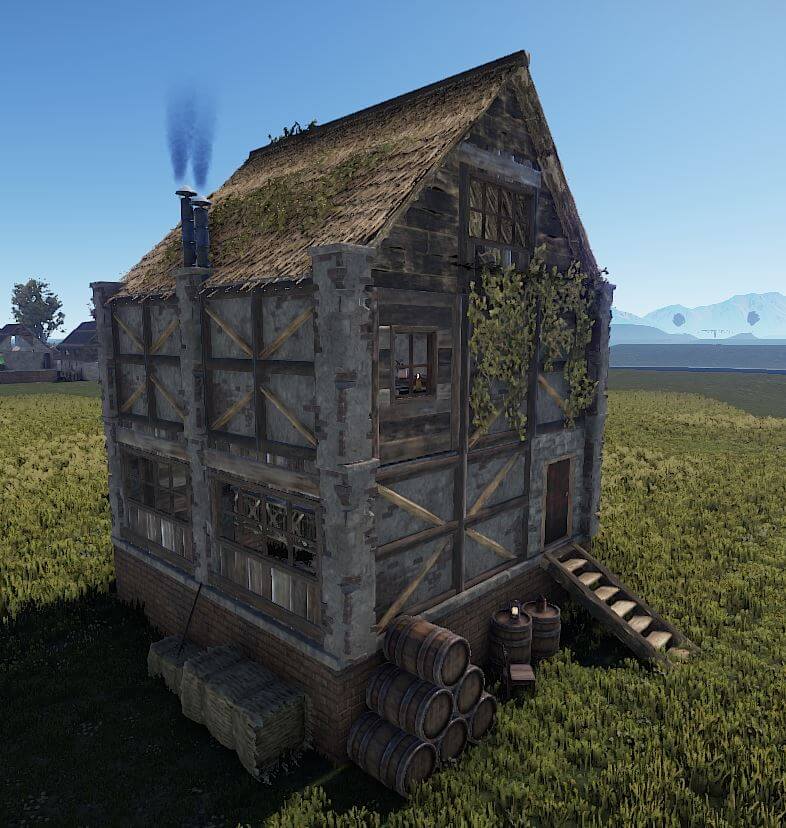 Medieval House Rust Prefab - Lone Design