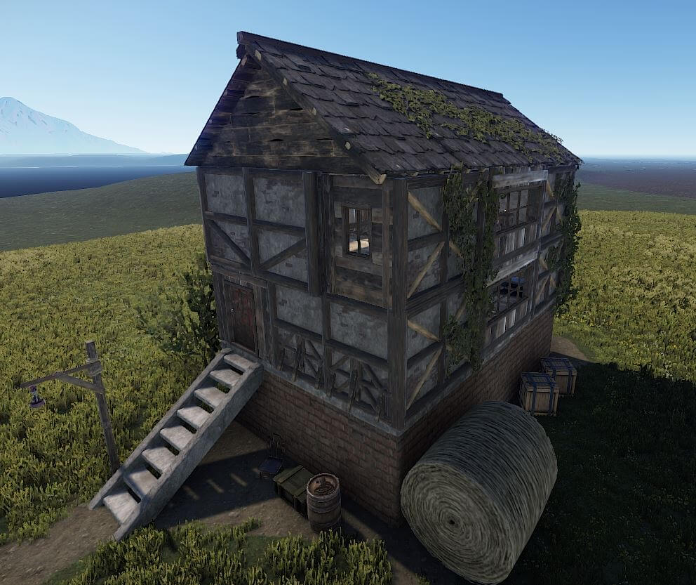 Medieval Townhouse Rust Prefab - Lone Design