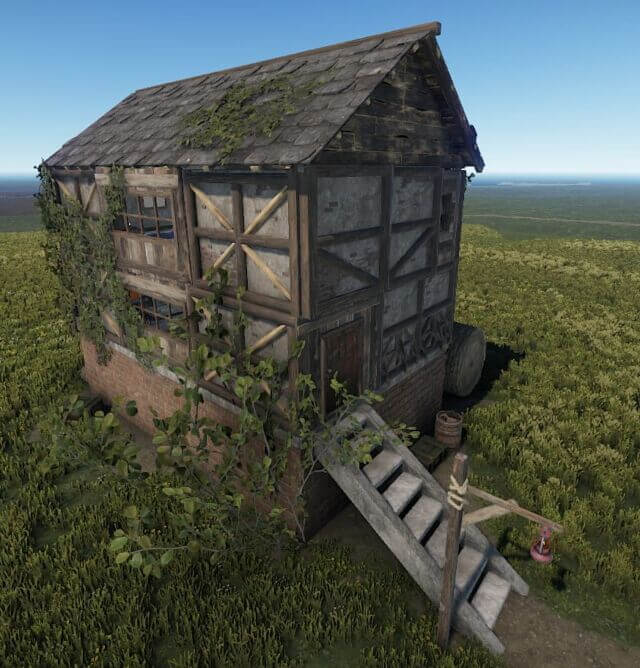 Medieval Townhouse Rust Prefab - Lone Design