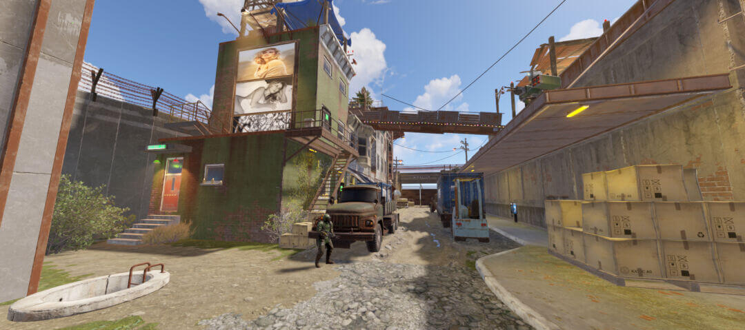 Custom Outpost 10 Rust Monument - Lone Design