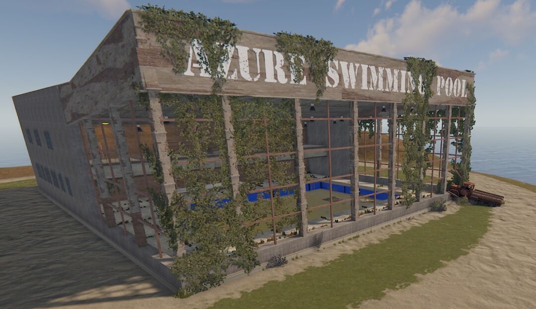 Azure Swimming Pool Rust Monument - Lone Design