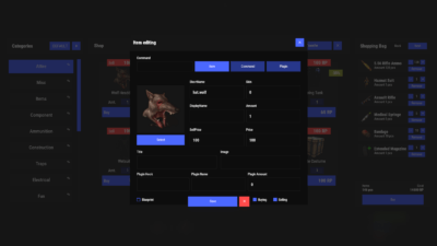 Shop Rust Plugin - Lone Design