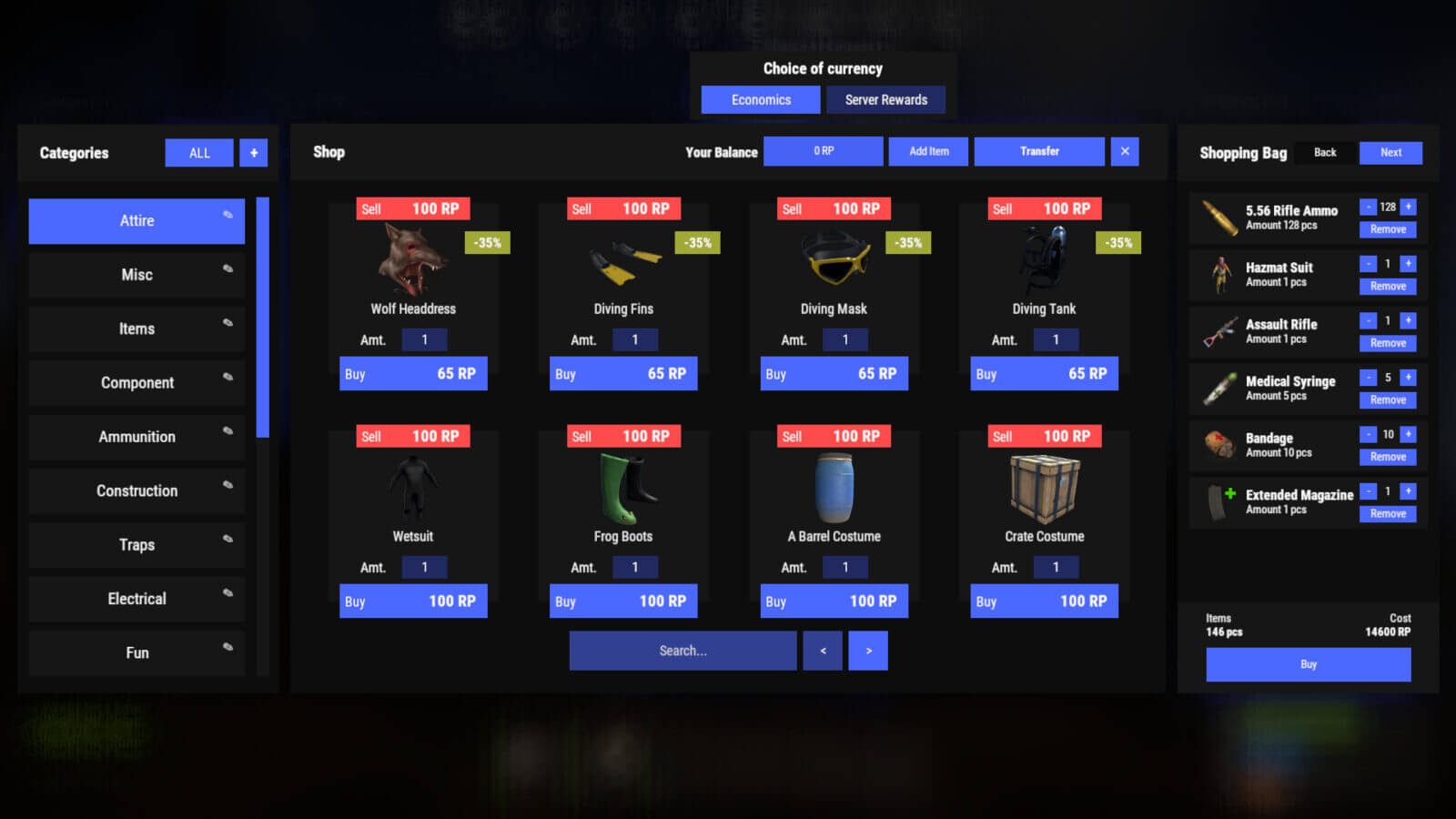 Shop Rust Plugin - Lone Design