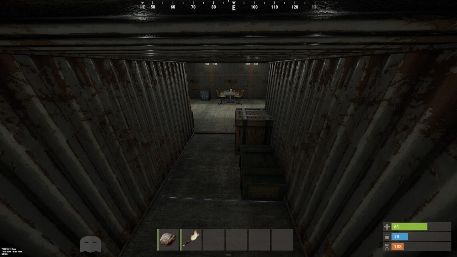 Shipping Container Storage Yard Monument Prefab & PvP Arena - Lone Design