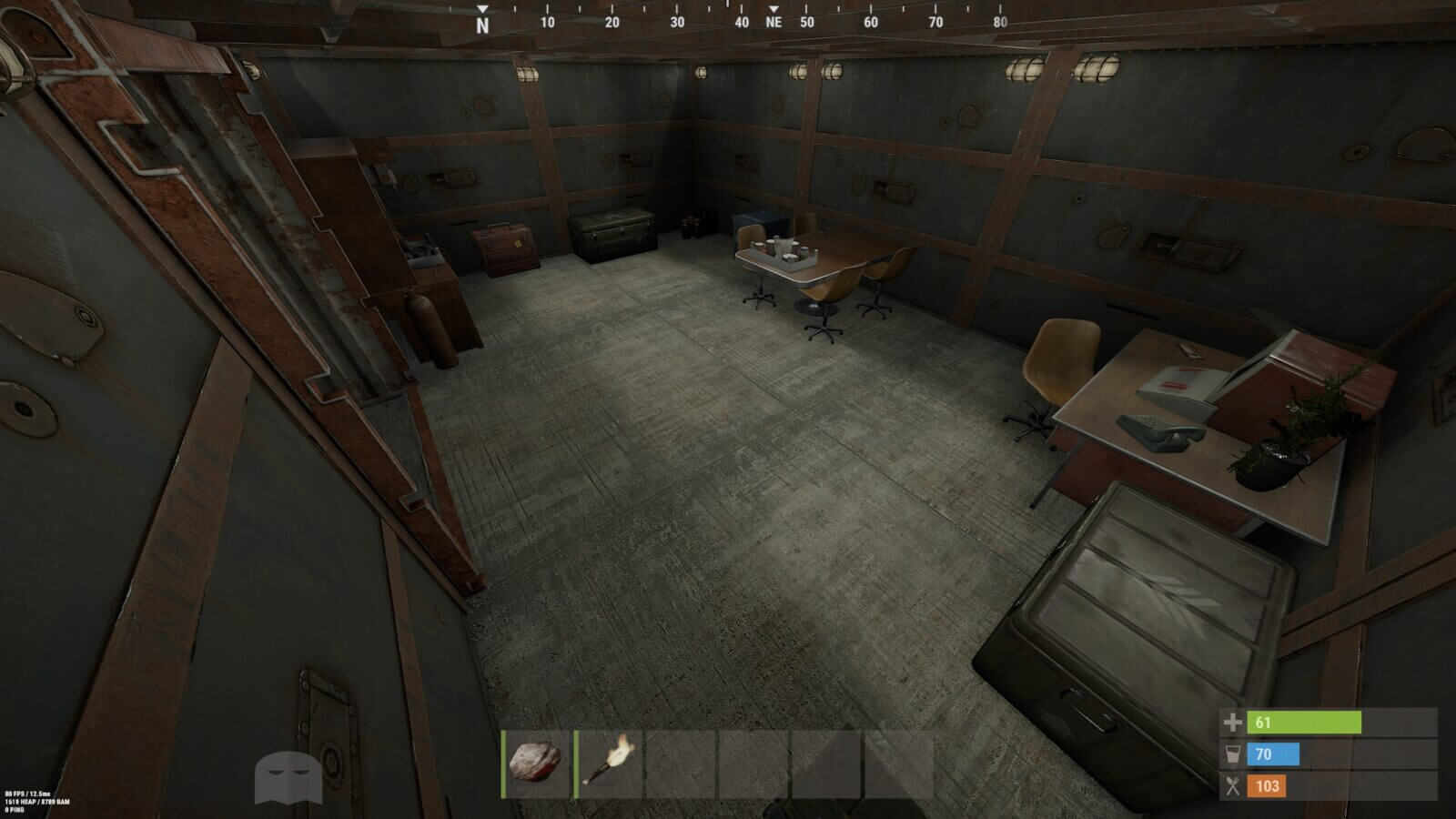 Shipping Container Storage Yard Monument Prefab & PvP Arena - Lone Design