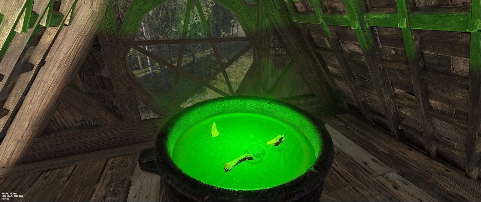 Witches House Custom Monument Prefab - Lone Design