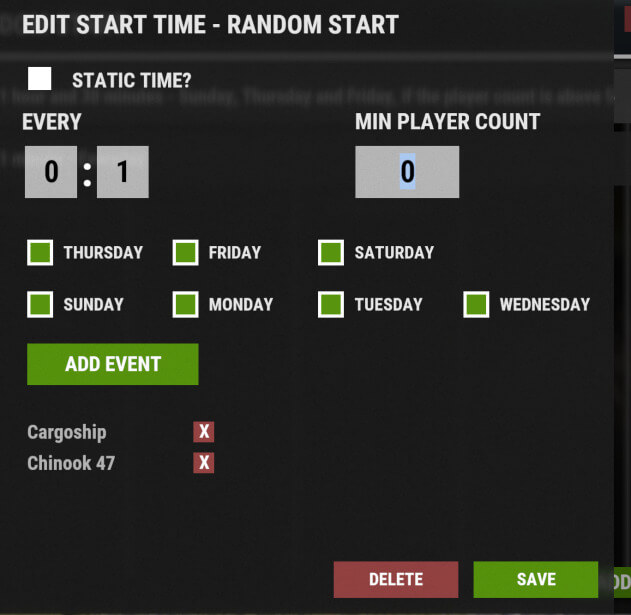 Event Manager - Lone Design