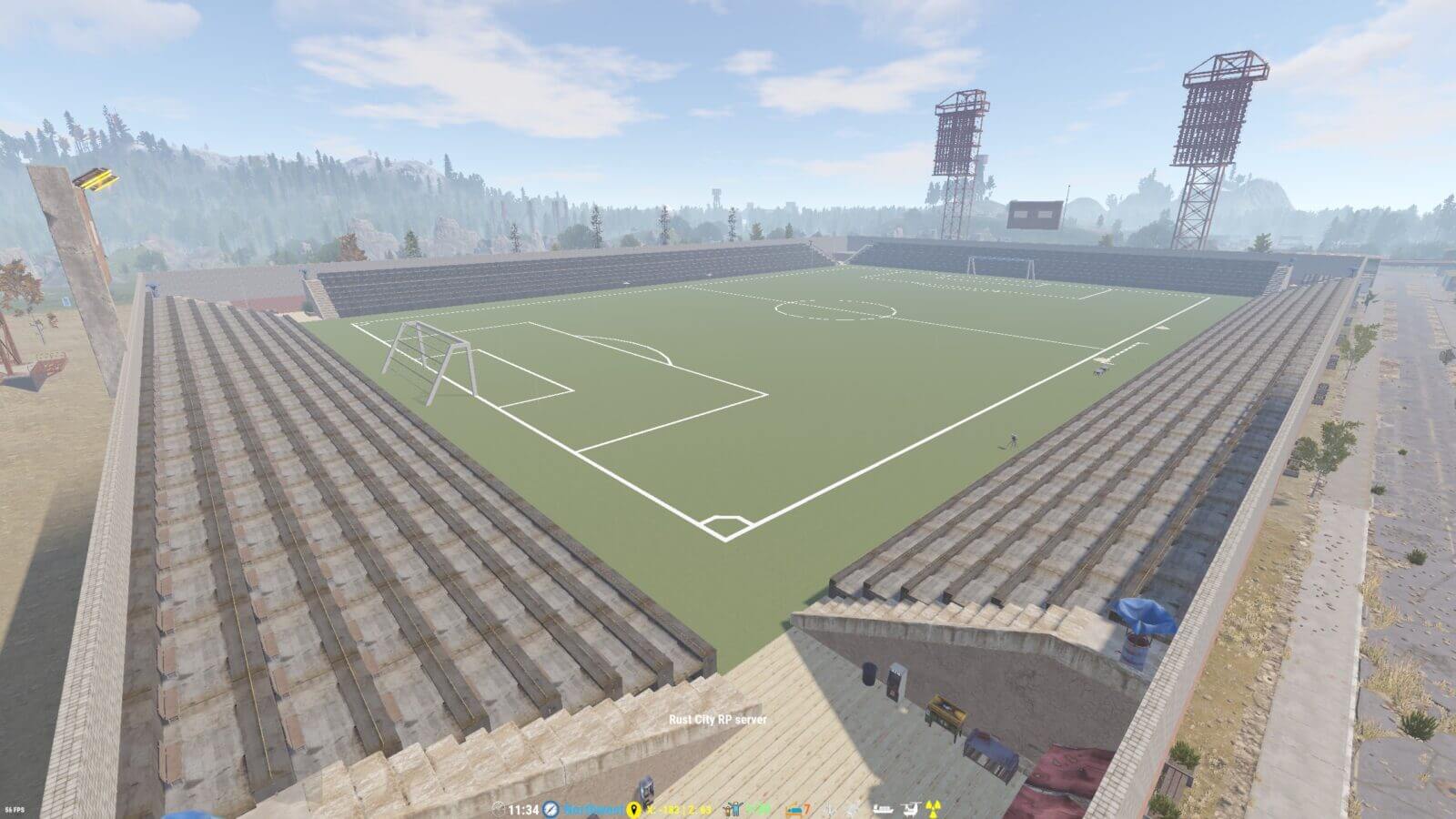Rust League Football/Soccer Stadium Monument - Lone Design