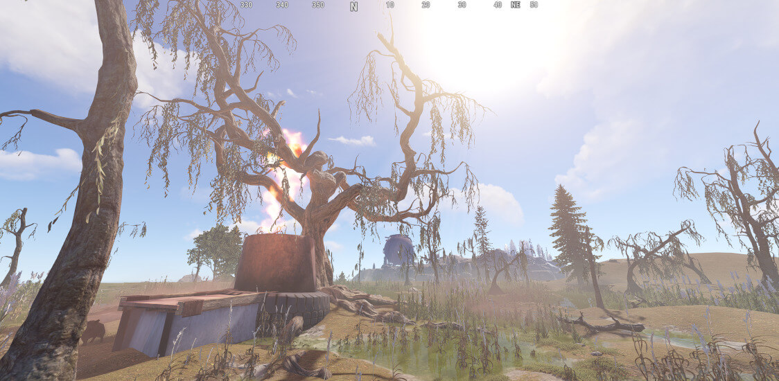 Heady Island 6.1 - Small / One Grid Map Rust - Lone Design