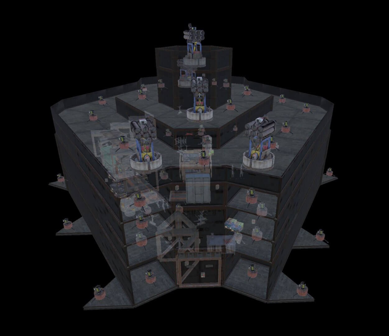 25 X Raidable Bases - Pack 1 - Rust