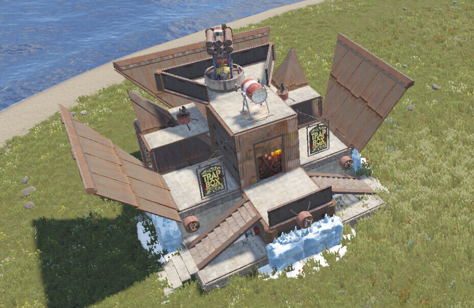 50+ Shelter Raid Bases Rust Raidable Bases