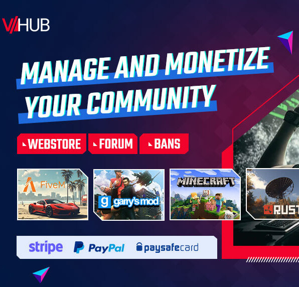 VyHub – Community Management And Shop System [Umod / Oxide & Carbon]