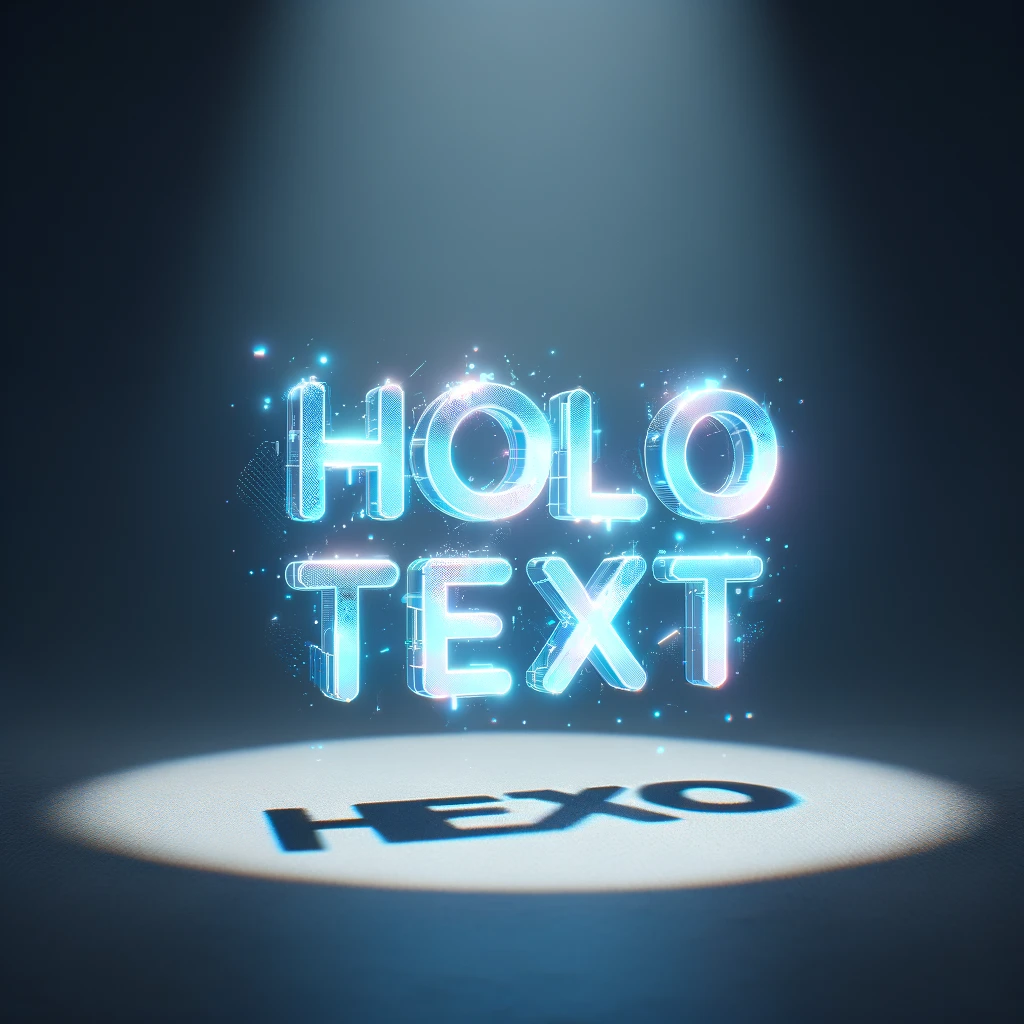 Holo Text Rust Plugin - Lone Design
