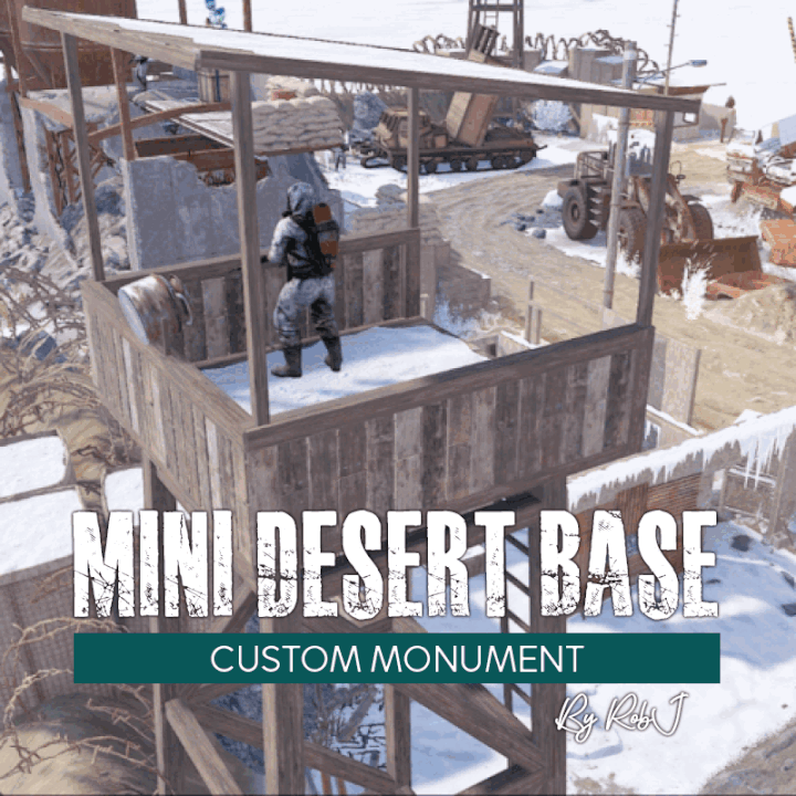 Mini Desert Base (Nuclear Winter Edition) Rust Monument