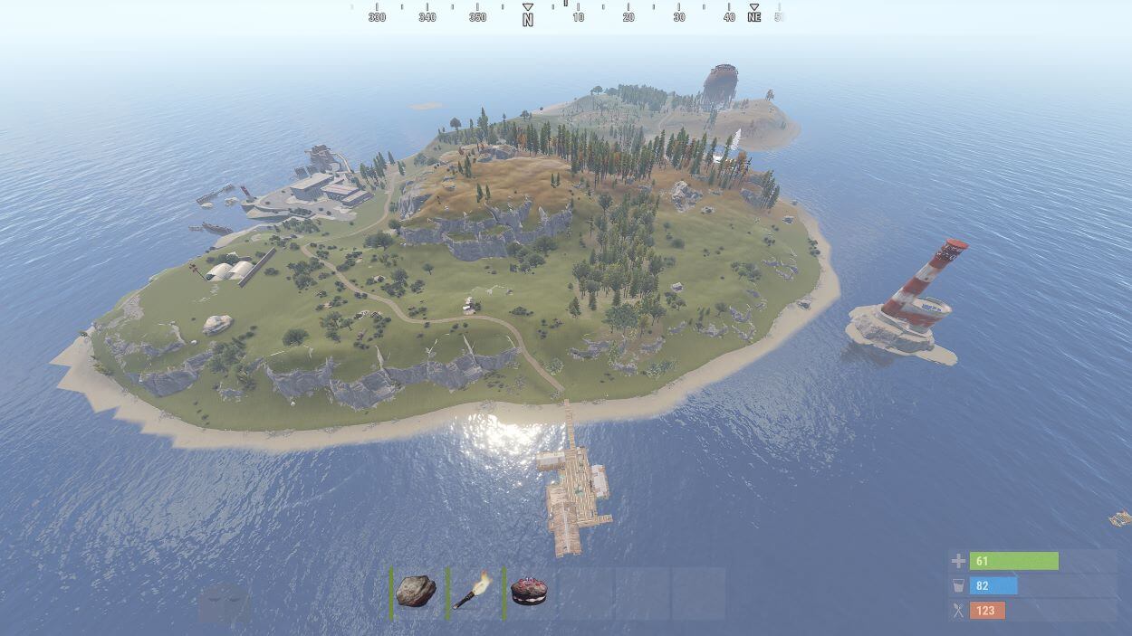 Heady Island - Small Map / One Grid 7.1 Rust