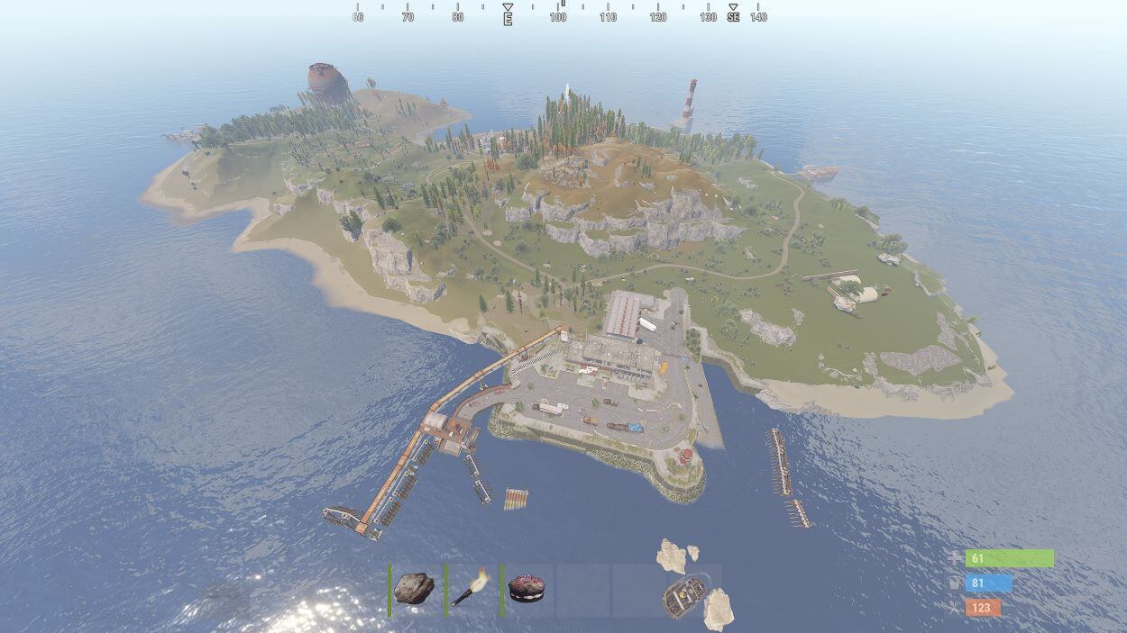 Heady Island - Small Map / One Grid 7.1 Rust