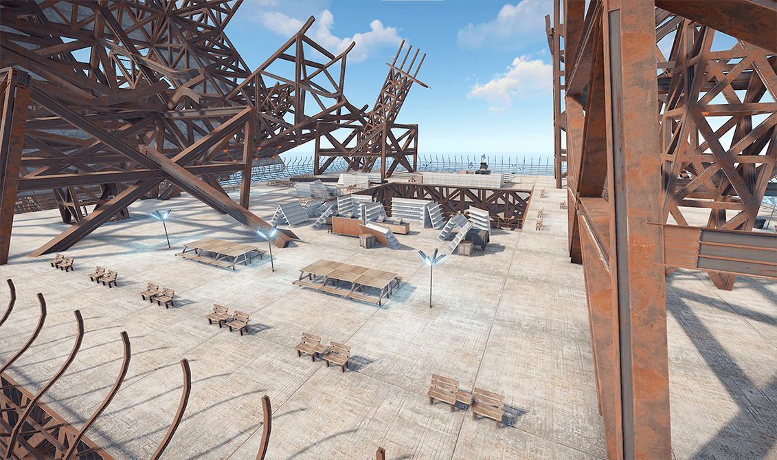 Eiffel Tower Ruined Rust Monument - Lone Design