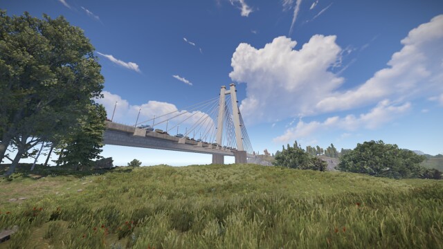 Litum Bridge Rust Custom Prefab - Lone Design