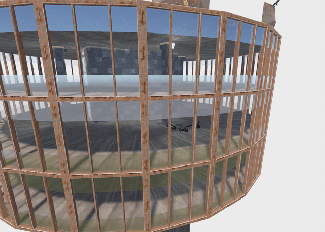 Heli Tower With Glass Rust - Lone Design