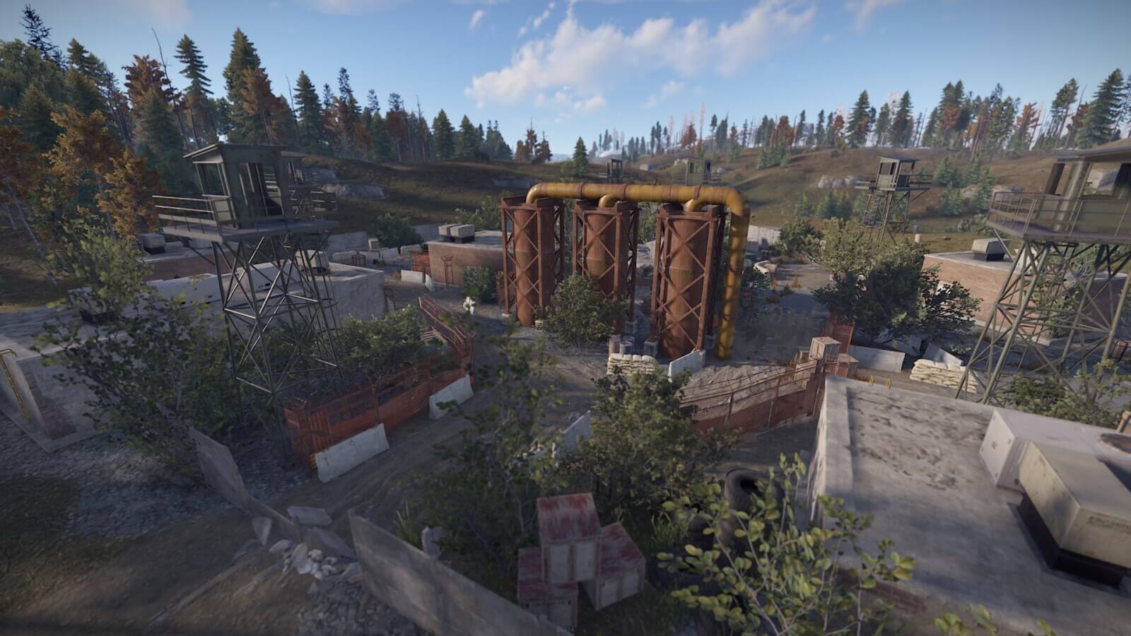 Settlement 18 Custom Rust Monument - Lone Design