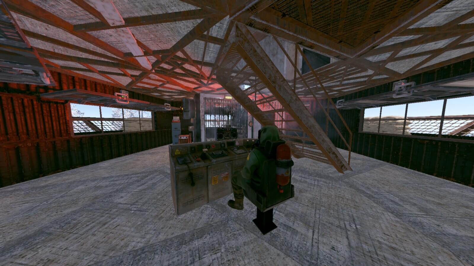 Heli Tower Container Rust - Lone Design