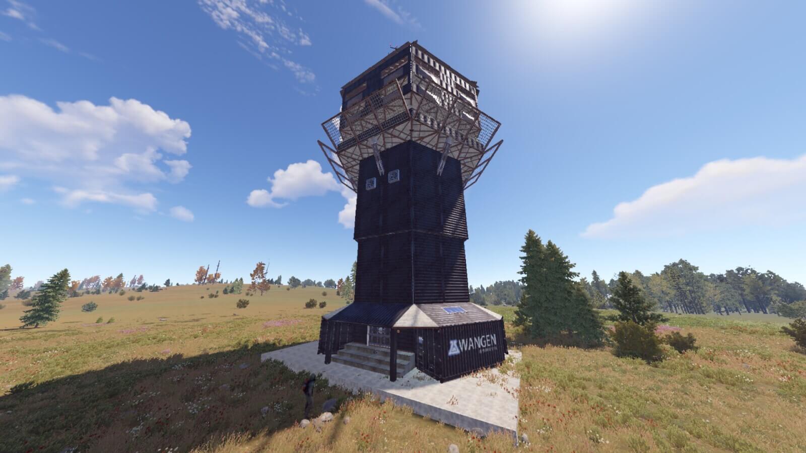 Heli Tower Container Rust - Lone Design