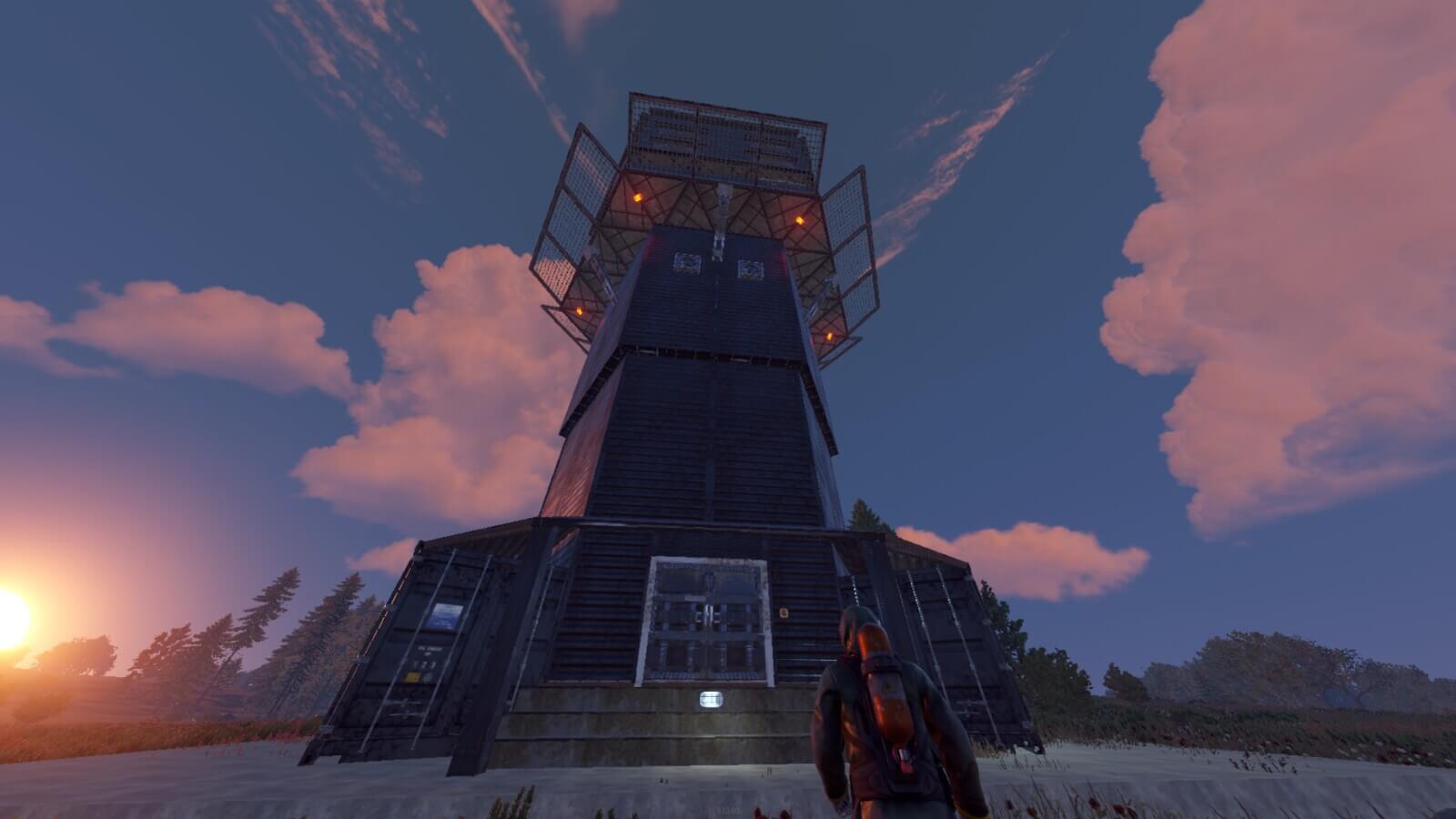 Heli Tower Container Rust - Lone Design