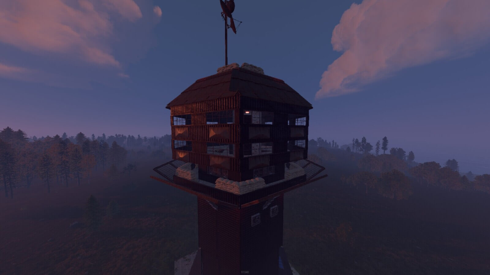 Heli Tower Container Rust - Lone Design