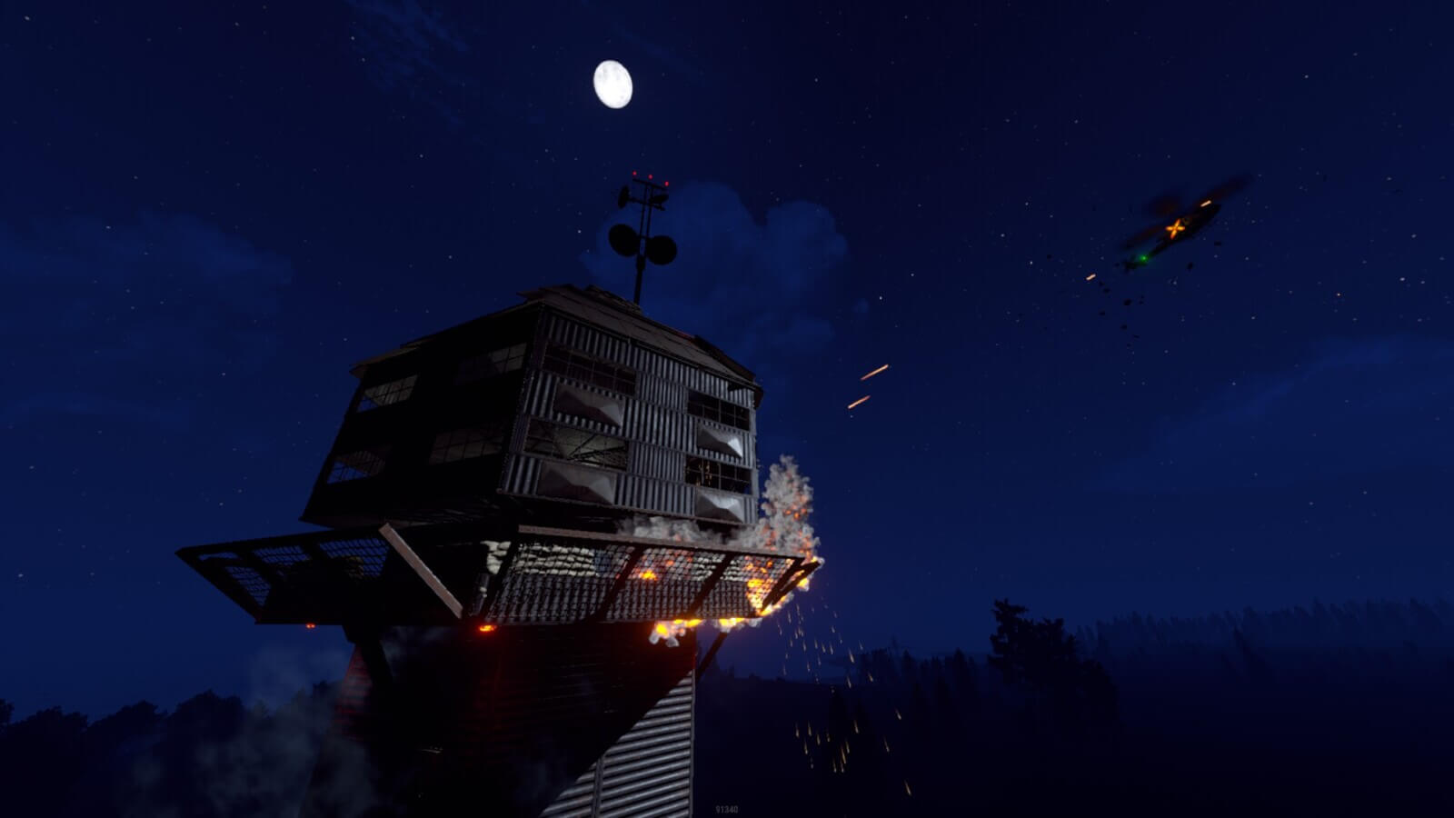 Heli Tower Container Rust - Lone Design